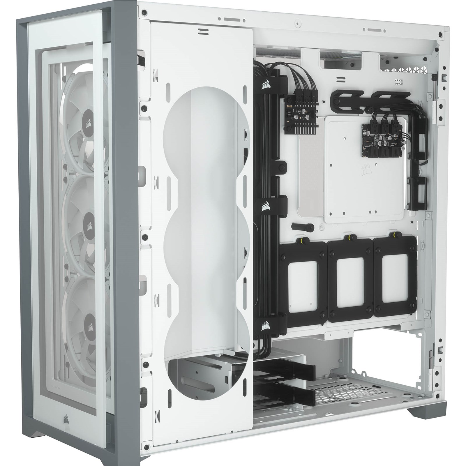 Corsair iCUE 5000X RGB Mid Tower Gaming Case - White - CC-9011213-WW | CCL
