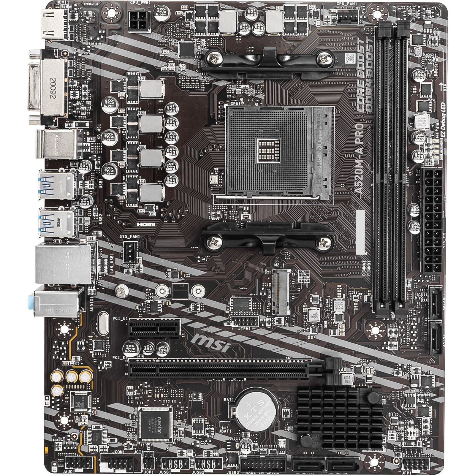 MSI A520M-A PRO AMD Socket AM4 Motherboard - A520M-A PRO | CCL