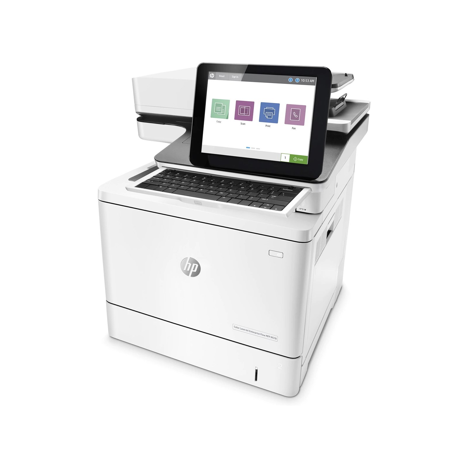 HP Colour LaserJet Enterprise Flow MFP M578c Multifunction Printer ...