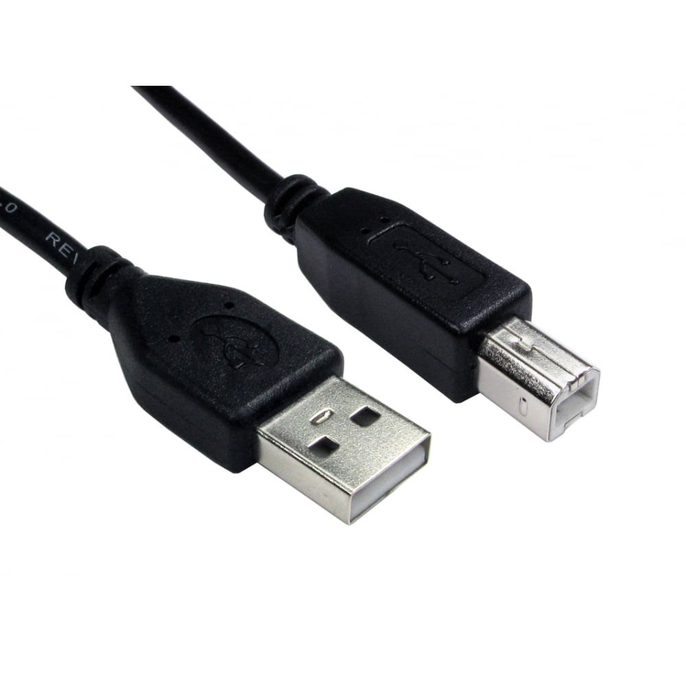 Cables Direct 1.8m USB2.0 Type-A Male to Type-B Male Cable - 99CDL2-102 ...