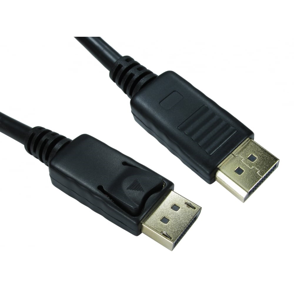 Cables Direct 1m Locking DisplayPort v1.2 Cable - 99DP-001LOCK | CCL