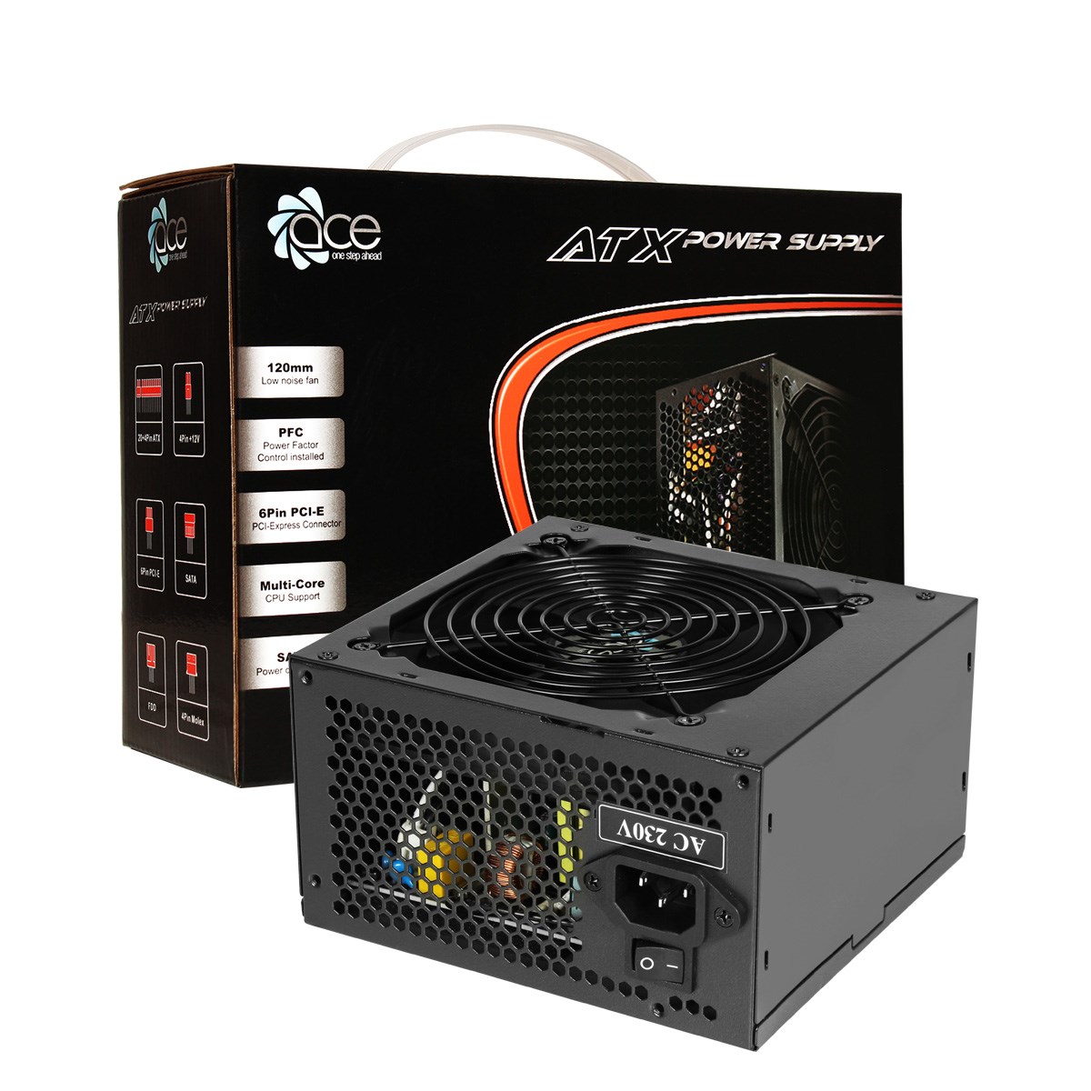 500W Ace Black PSU - A-500BR-V3 | CCL