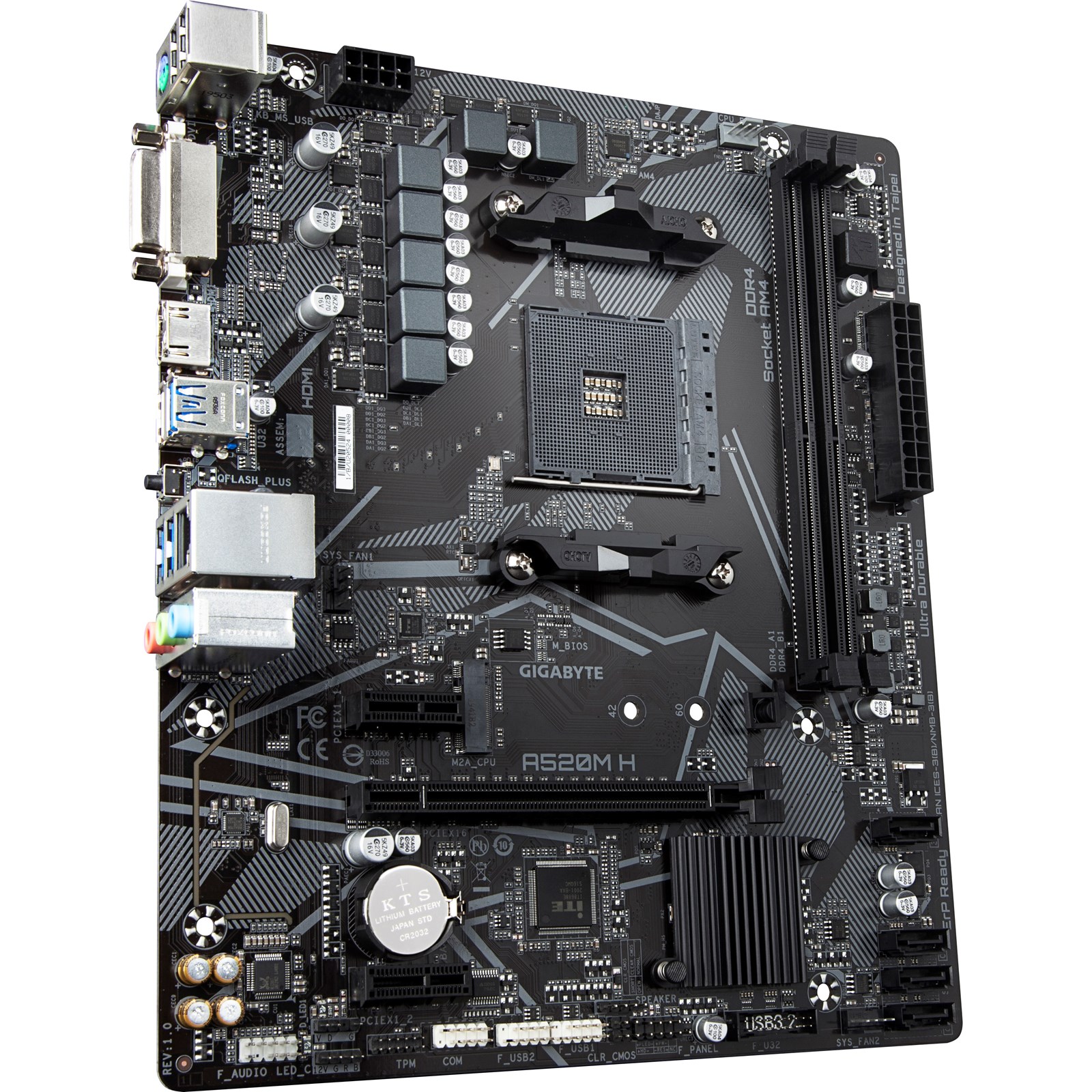 Gigabyte A520M H AMD Socket AM4 A520 Chipset MicroATX Motherboard *Open ...