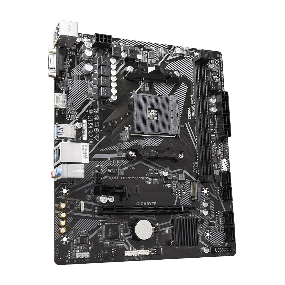 Gigabyte A520M K V2 AMD Socket AM4 Motherboard - A520M K V2 | CCL