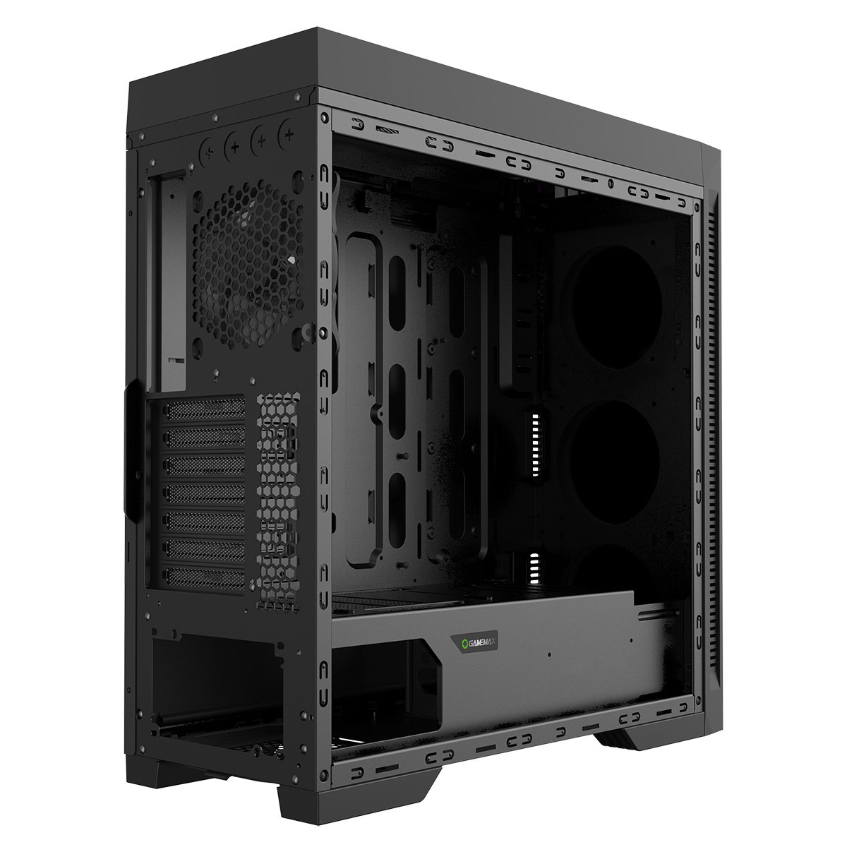 GameMax Abyss ARGB Full Tower Gaming Case - Black - ABYSS-TR | CCL