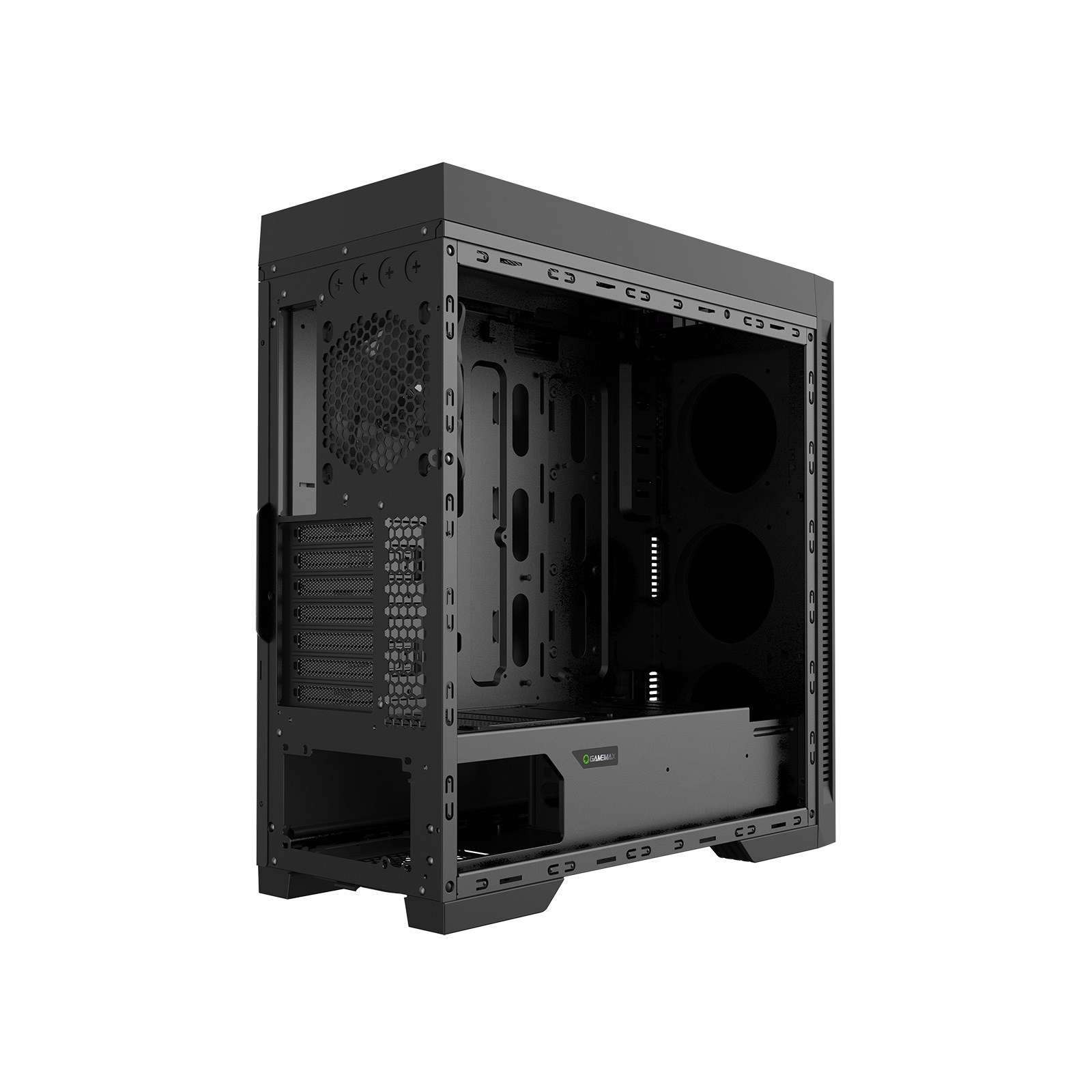 GameMax Abyss ARGB Full Tower Gaming Case - Black - ABYSS-TR | CCL