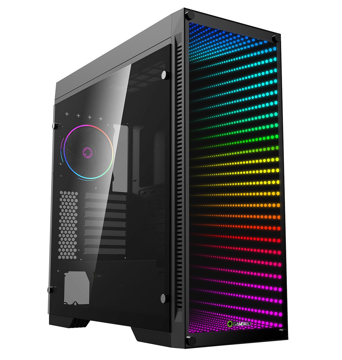 GameMax Abyss ARGB Full Tower Gaming Case - Black - ABYSS-TR | CCL