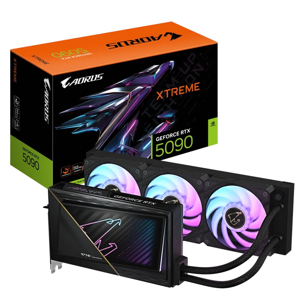 Gigabyte GeForce RTX 5090 XTREME WATERFORCE 32GB GPU - GV-N5090AORUSX W ...