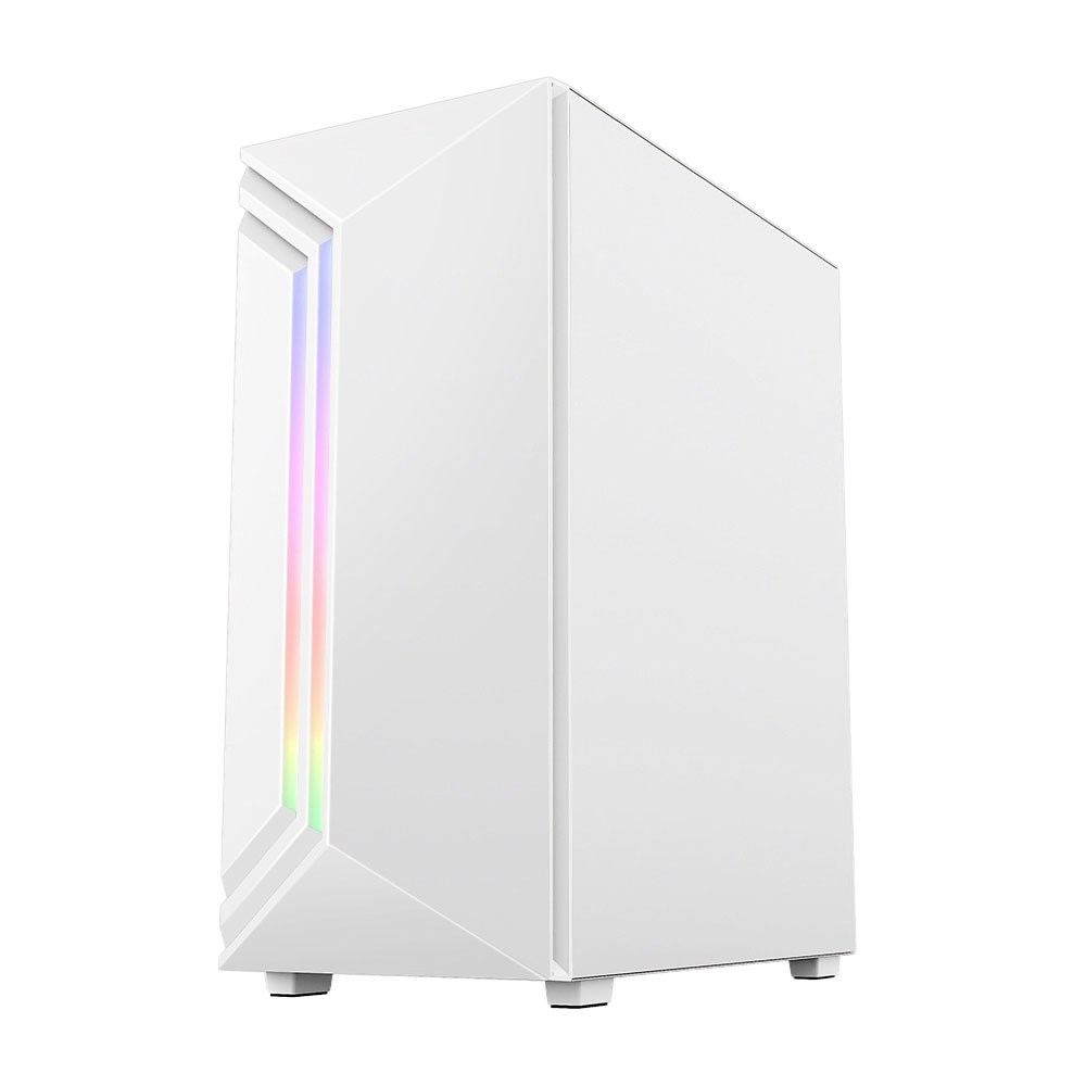 Vida Apollo Mid Tower Gaming Case - White - APOLLO-WHT | CCL