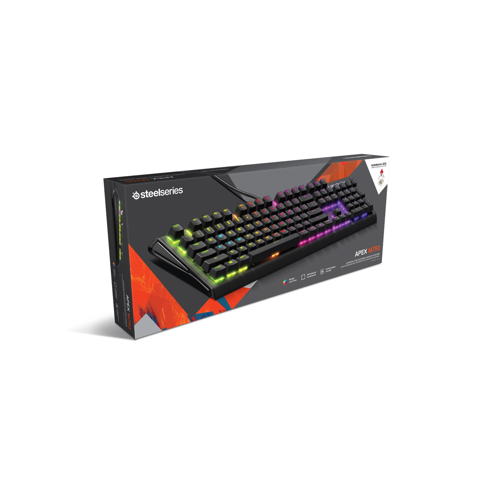 SteelSeries Apex M750 RGB Illuminated Mechanical Gaming Keyboard (UK ... SteelSeries Apex M750 RGB Illuminated Mechanical Gaming Keyboard (UK ...