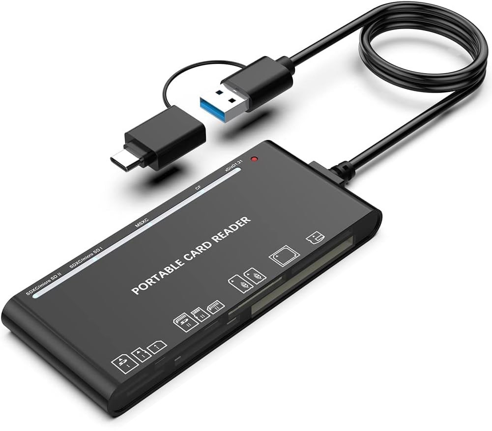 Rocketek USB3 7-in-1 Memory Card Reader - B0BNTB55PD | CCL