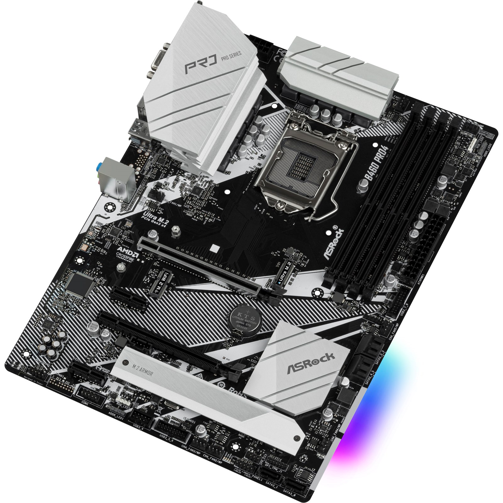 ASRock B460 Pro4 Intel Socket 1200 Motherboard - 90-MXBCN0-A0UAYZ | CCL ...