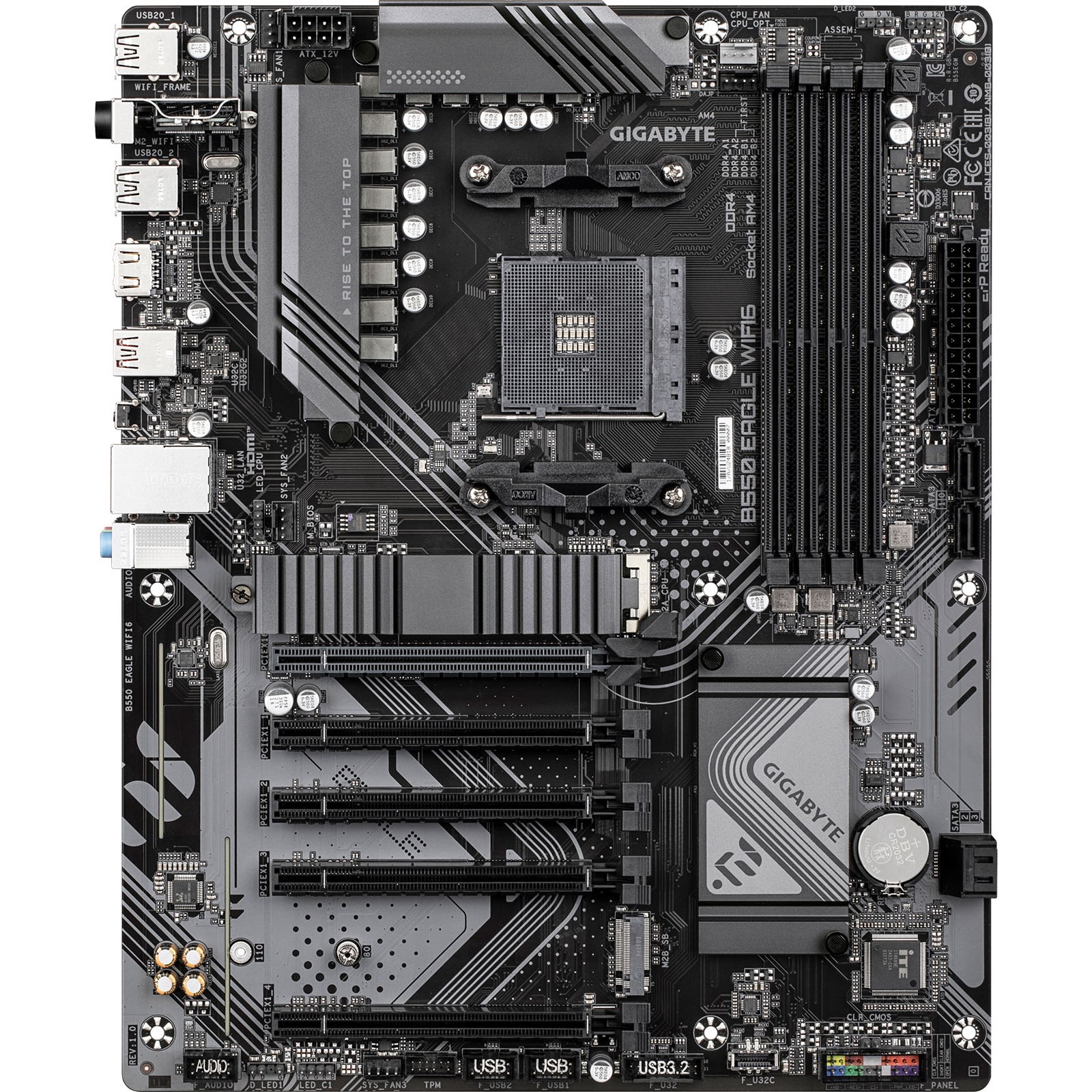 Gigabyte B550 EAGLE WIFI6 AMD Socket AM4 Motherboard - B550 EAGLE WIFI6 ...