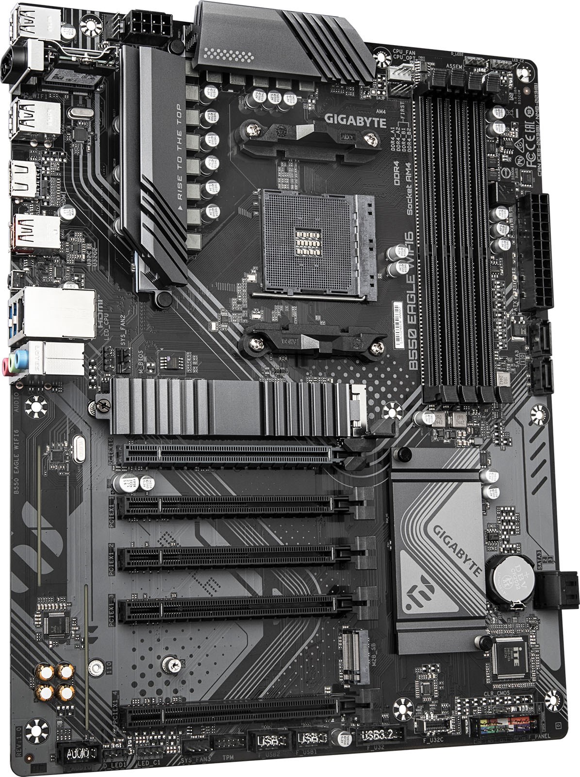 Gigabyte B550 EAGLE WIFI6 AMD Socket AM4 Motherboard - B550 EAGLE WIFI6 ...