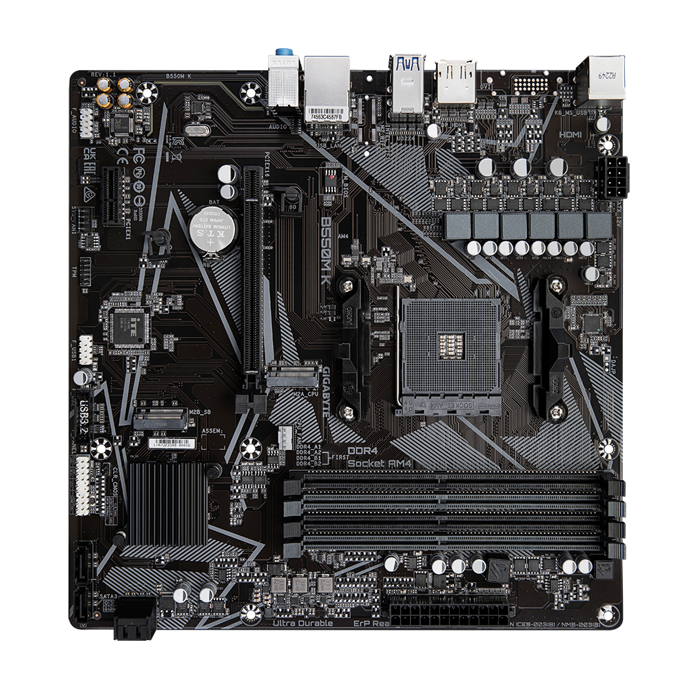 Gigabyte B550M K AMD Socket AM4 Motherboard - B550M K | CCL