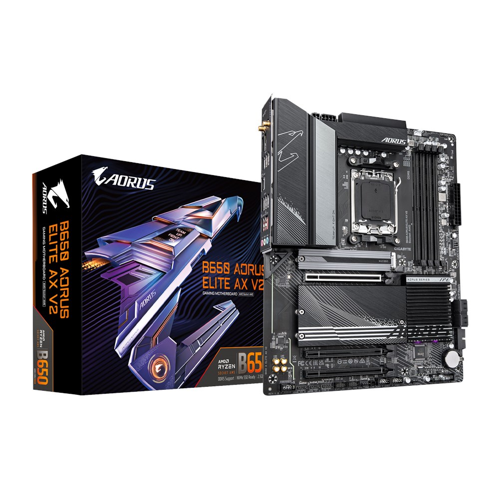 Gigabyte B650 AORUS ELITE AX V2 AMD Socket AM5 Motherboard - B650 AORUS ...