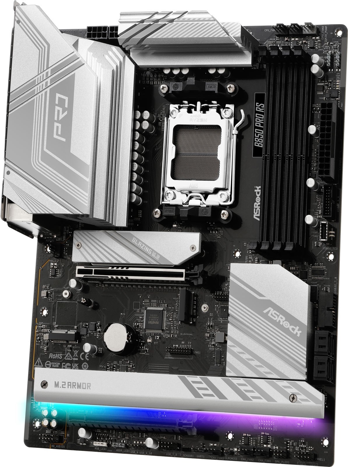 ASRock B850 Pro RS AMD Socket AM5 Motherboard - 90-MXBQK0-A0UAYZ | CCL