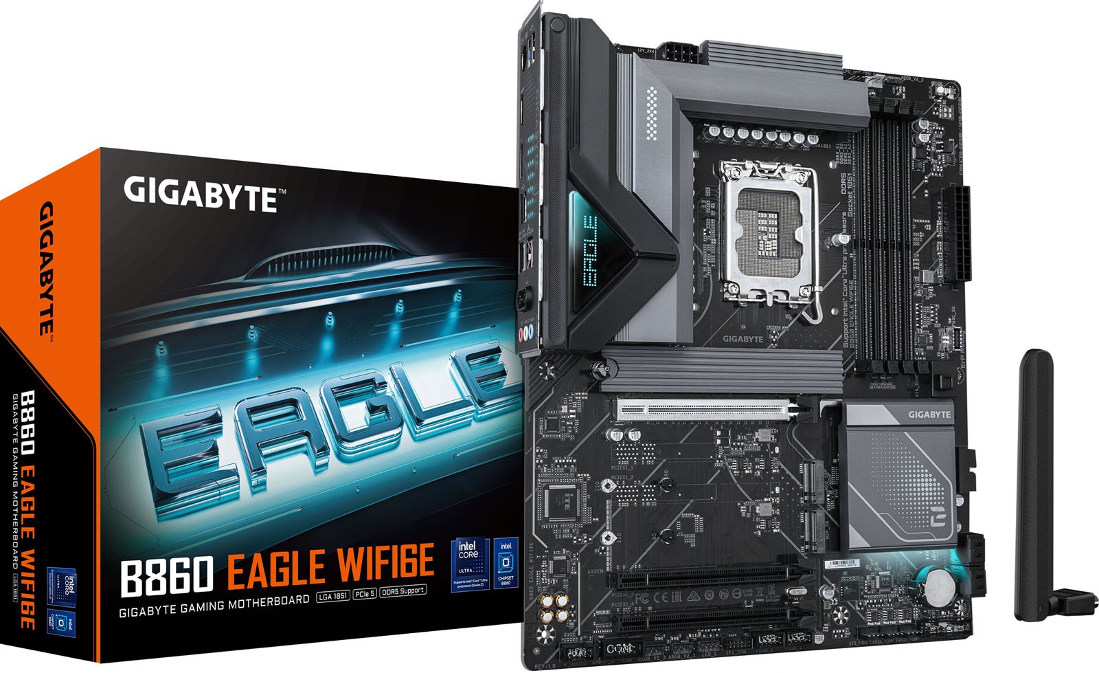 Gigabyte B860 EAGLE WIFI6E Intel Socket 1851 Motherboard - B860 EAGLE ...
