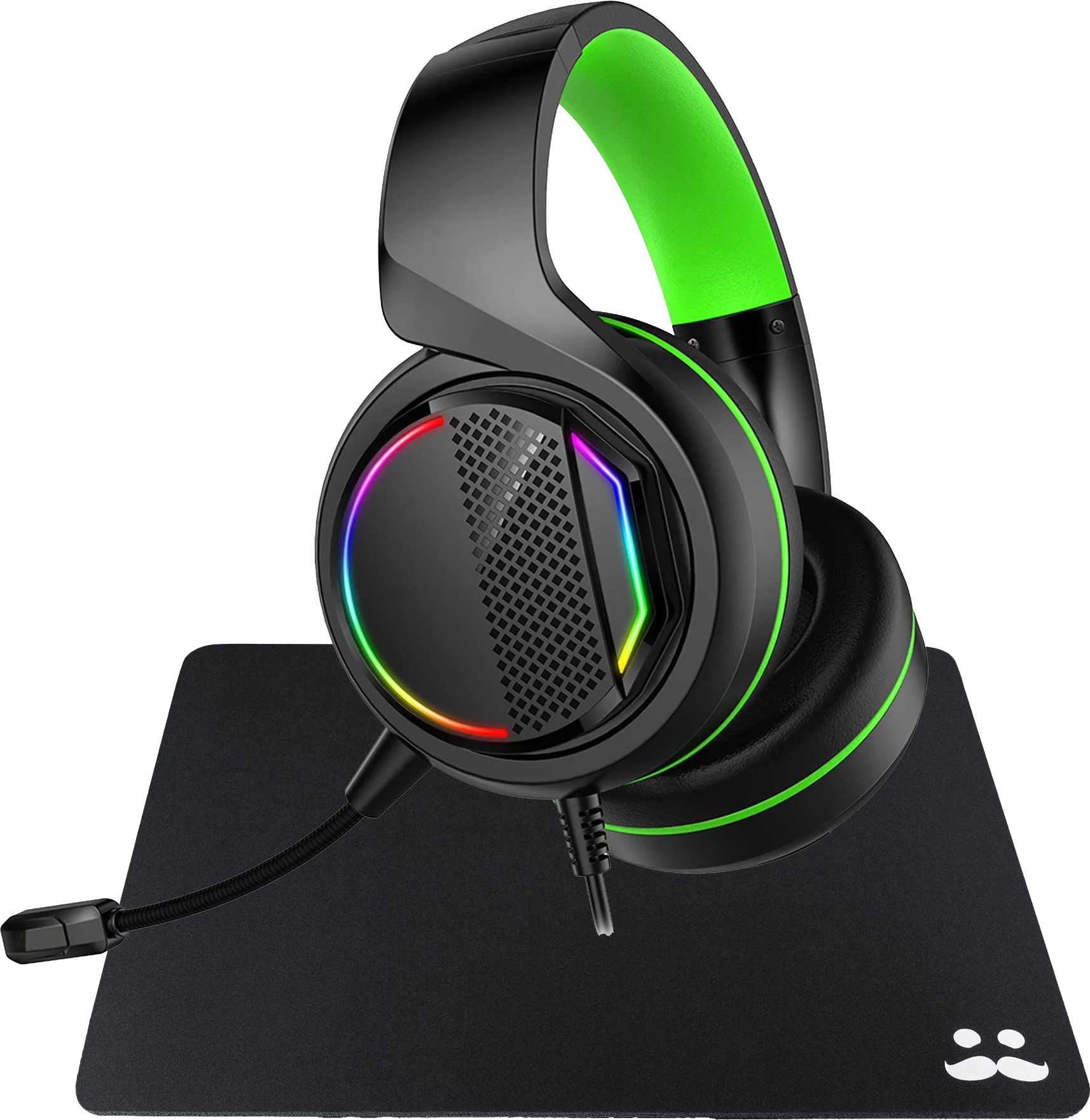 GameMax Razor RGB Gaming Headset and Mumbo Jumbo XL Mouse Mat - JUN24 ...