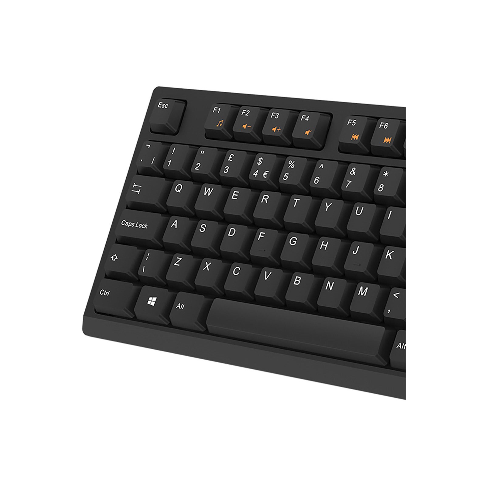 CiT EZ-Touch Wireless Keyboard and Mouse Combo Set in Black, UK Layout ...