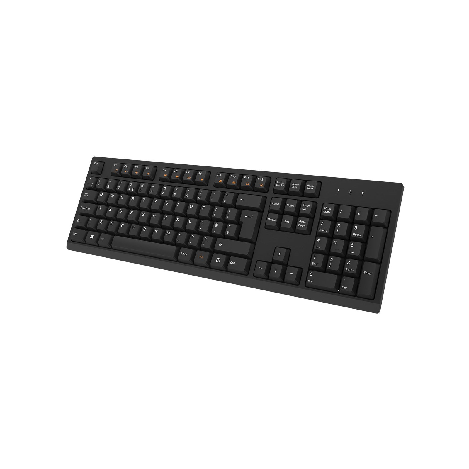 CiT EZ-Touch Wireless Keyboard and Mouse Combo Set in Black, UK Layout ...