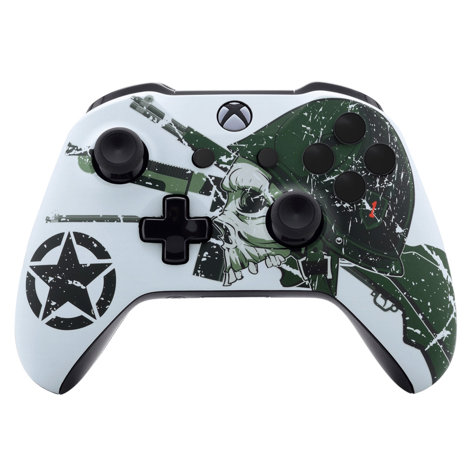 Custom Controllers UK Xbox One S Controller - Military Skull Edition ...