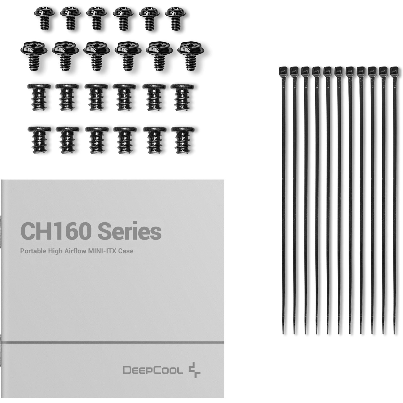 DeepCool CH160 ITX Case - Black - R-CH160-BKNGI0-G-1 | CCL