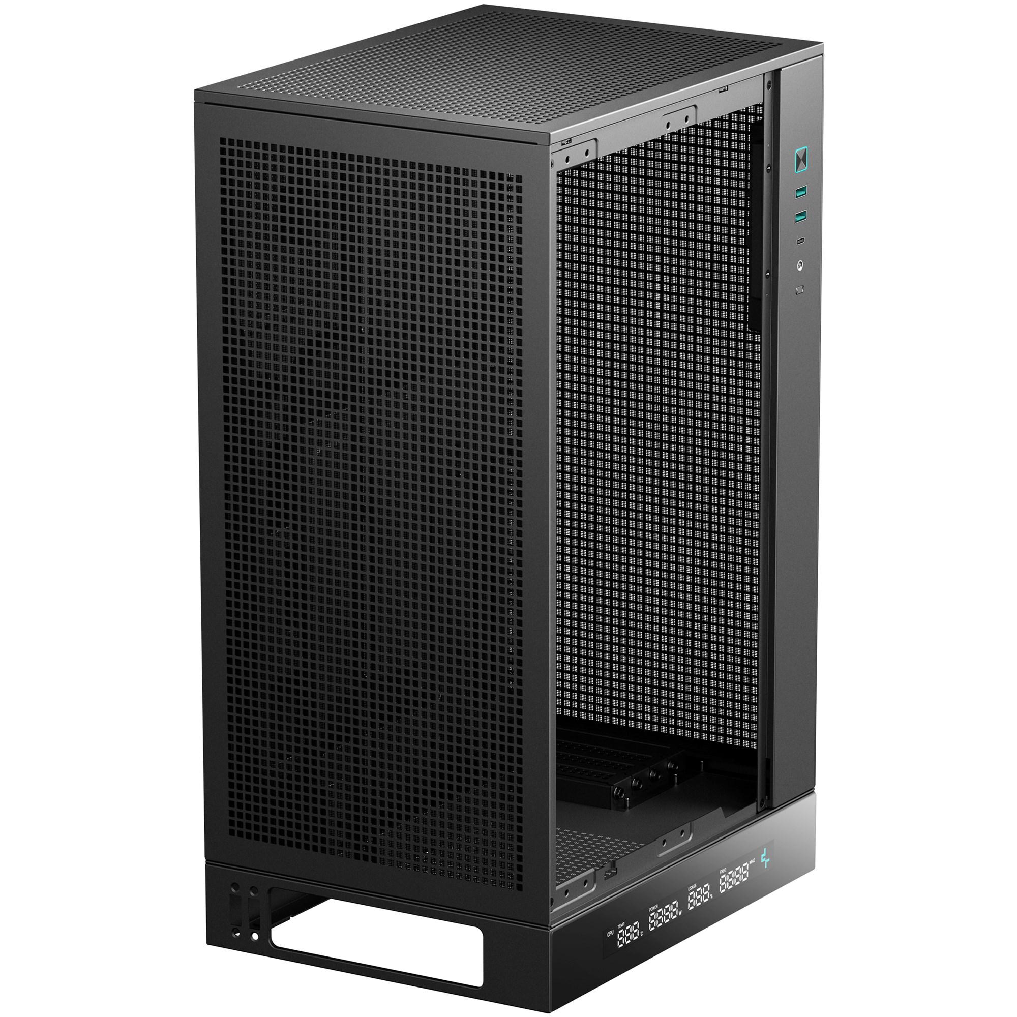 DeepCool CH270 DIGITAL Mini Tower Case - Black - R-CH270-BKNDM0-G-1 | CCL