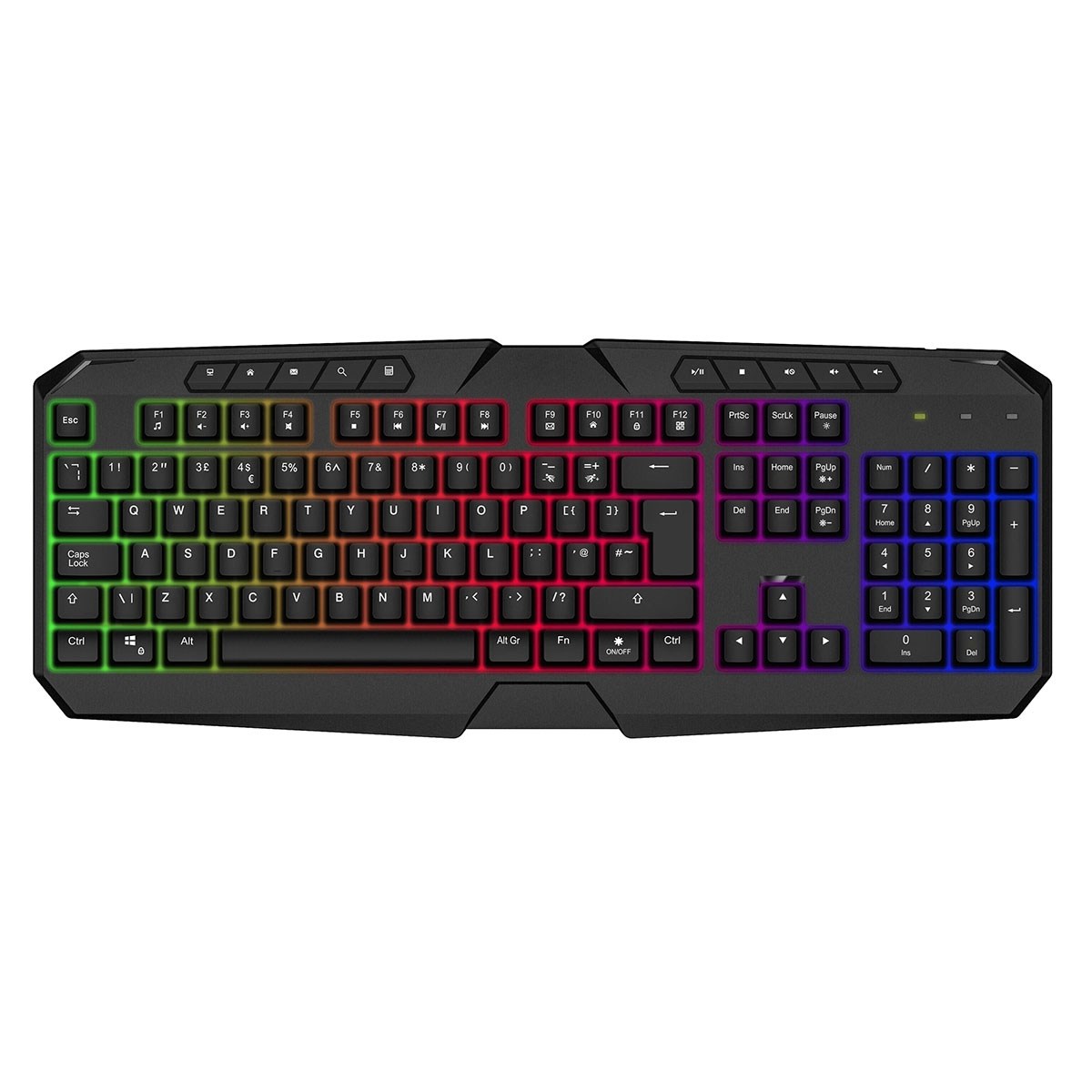 CiT Avenger Rainbow Keyboard and Mouse Kit - CIT-AVENGER-RNBW | CCL