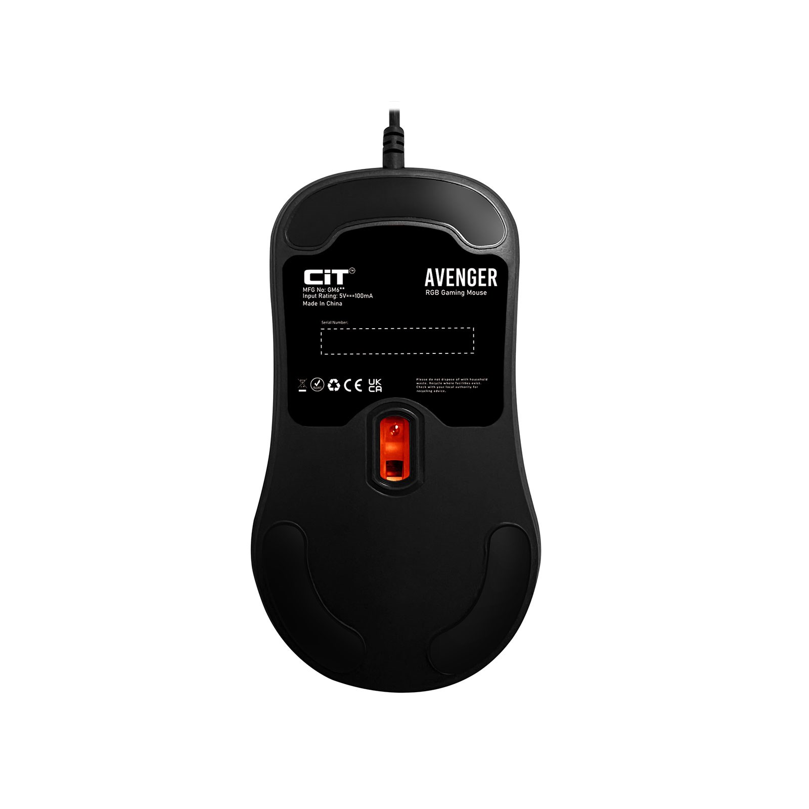 CiT Avenger Rainbow Keyboard and Mouse Kit - CIT-AVENGER-RNBW | CCL