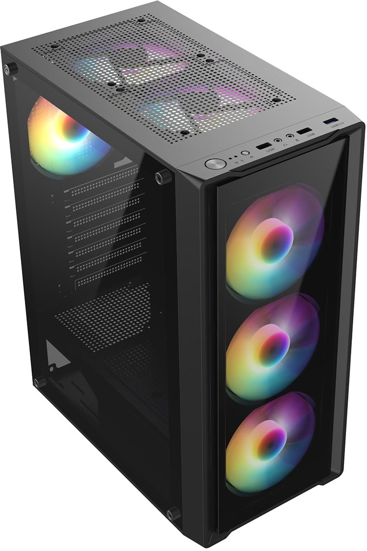 CiT Blade Mid Tower Gaming Case - Black - CIT-BLADE-B | CCL