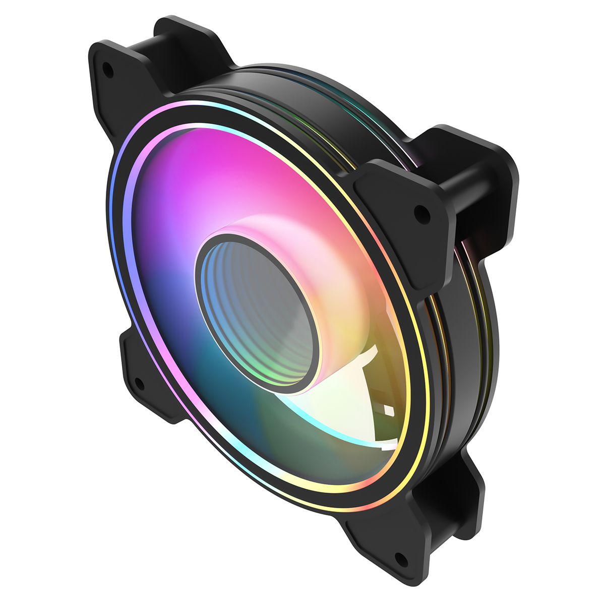 CiT Celsius 120mm ARGB PWM Chassis Fan in Black - CIT-CELSIUS-FNB | CCL
