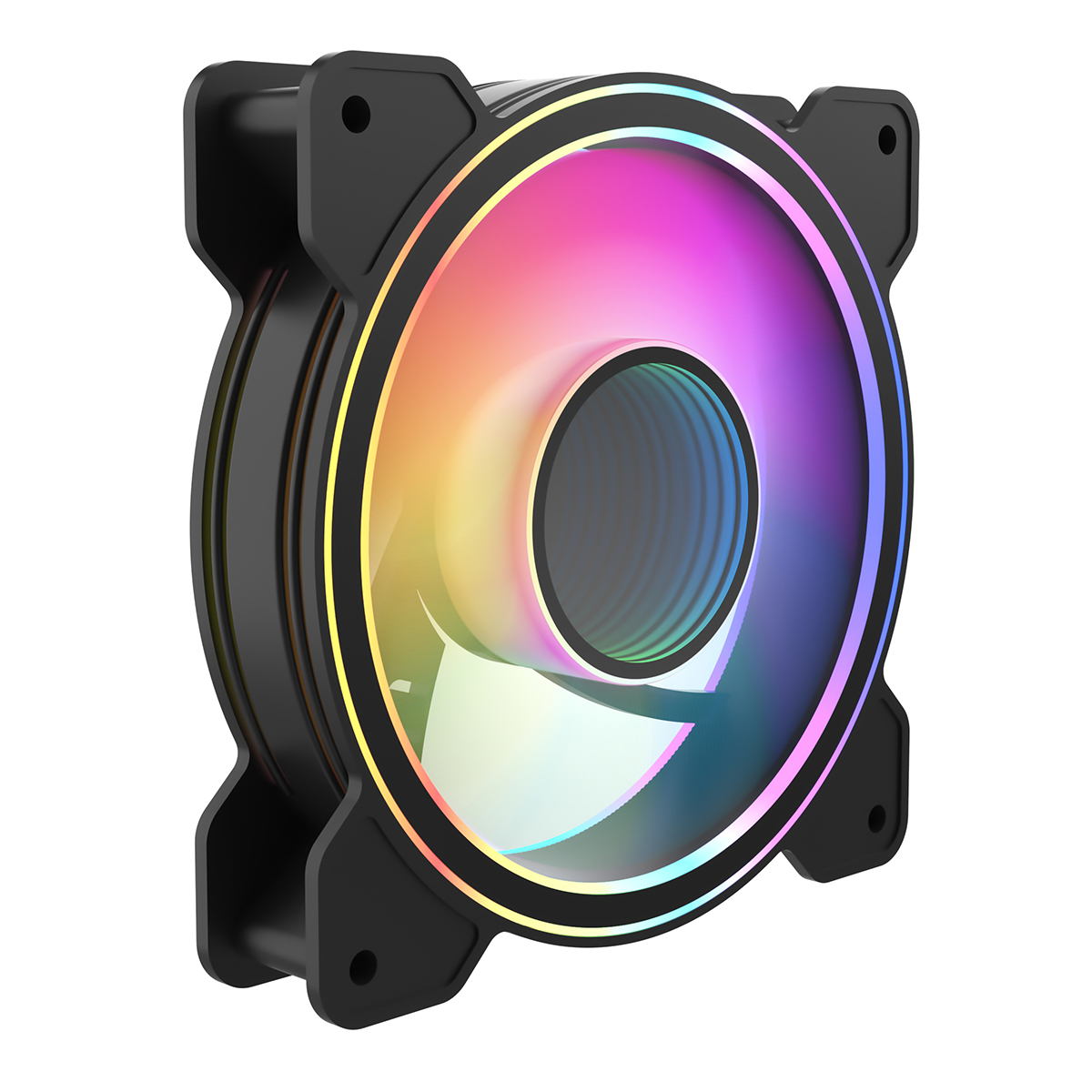 CiT Celsius 120mm ARGB PWM Chassis Fan in Black - CIT-CELSIUS-FNB | CCL