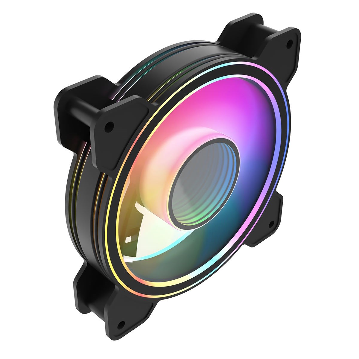 CiT Celsius 120mm ARGB PWM Chassis Fan in Black - CIT-CELSIUS-FNB | CCL