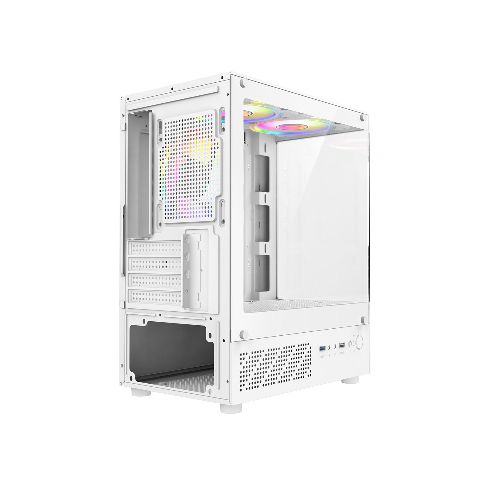 CiT Celsius Mid Tower Gaming Case - White - CIT-CELSIUS-WHT | CCL
