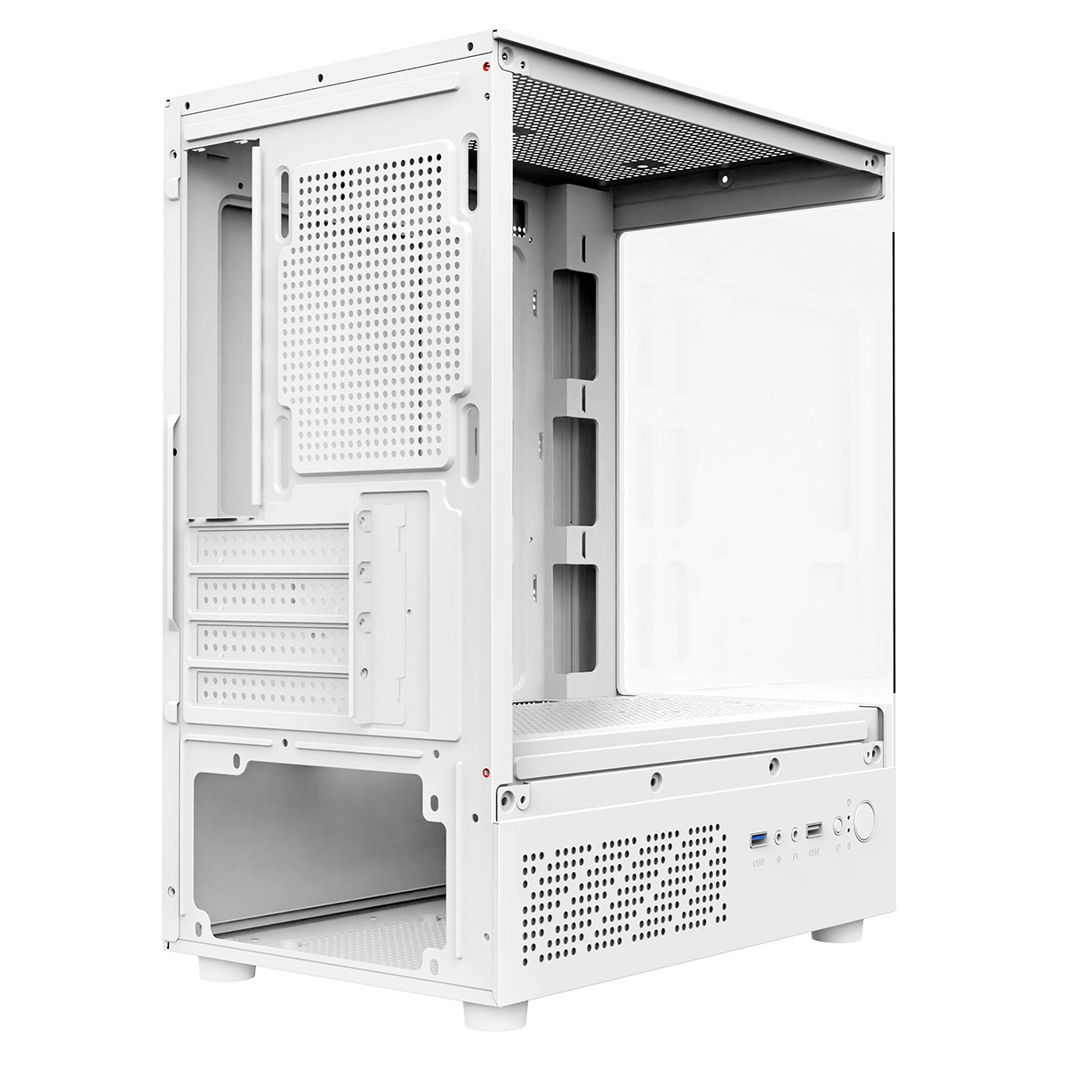 CiT Celsius Mid Tower Gaming Case - White - CIT-CELSIUS-WHT | CCL