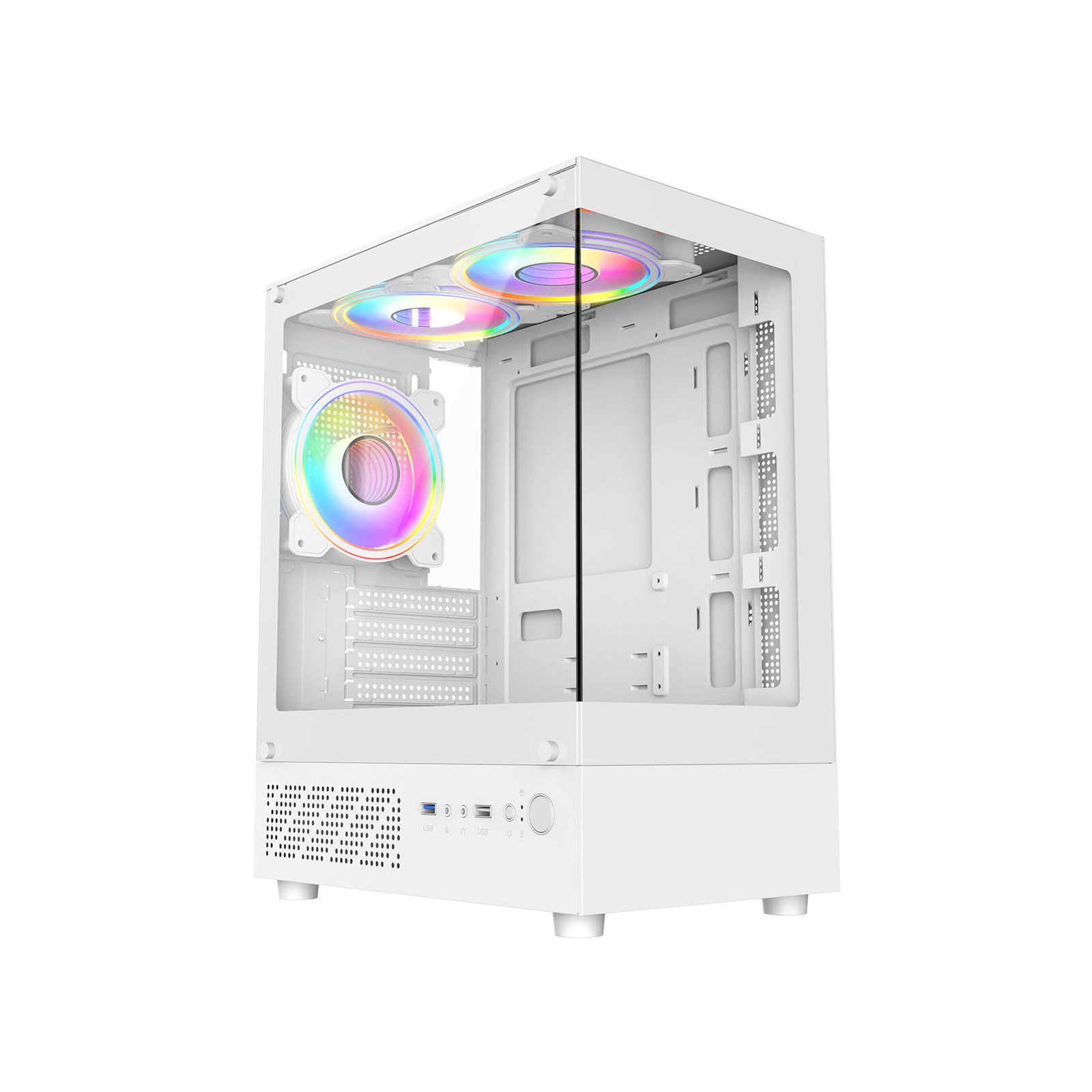 CiT Celsius Mid Tower Gaming Case - White - CIT-CELSIUS-WHT | CCL