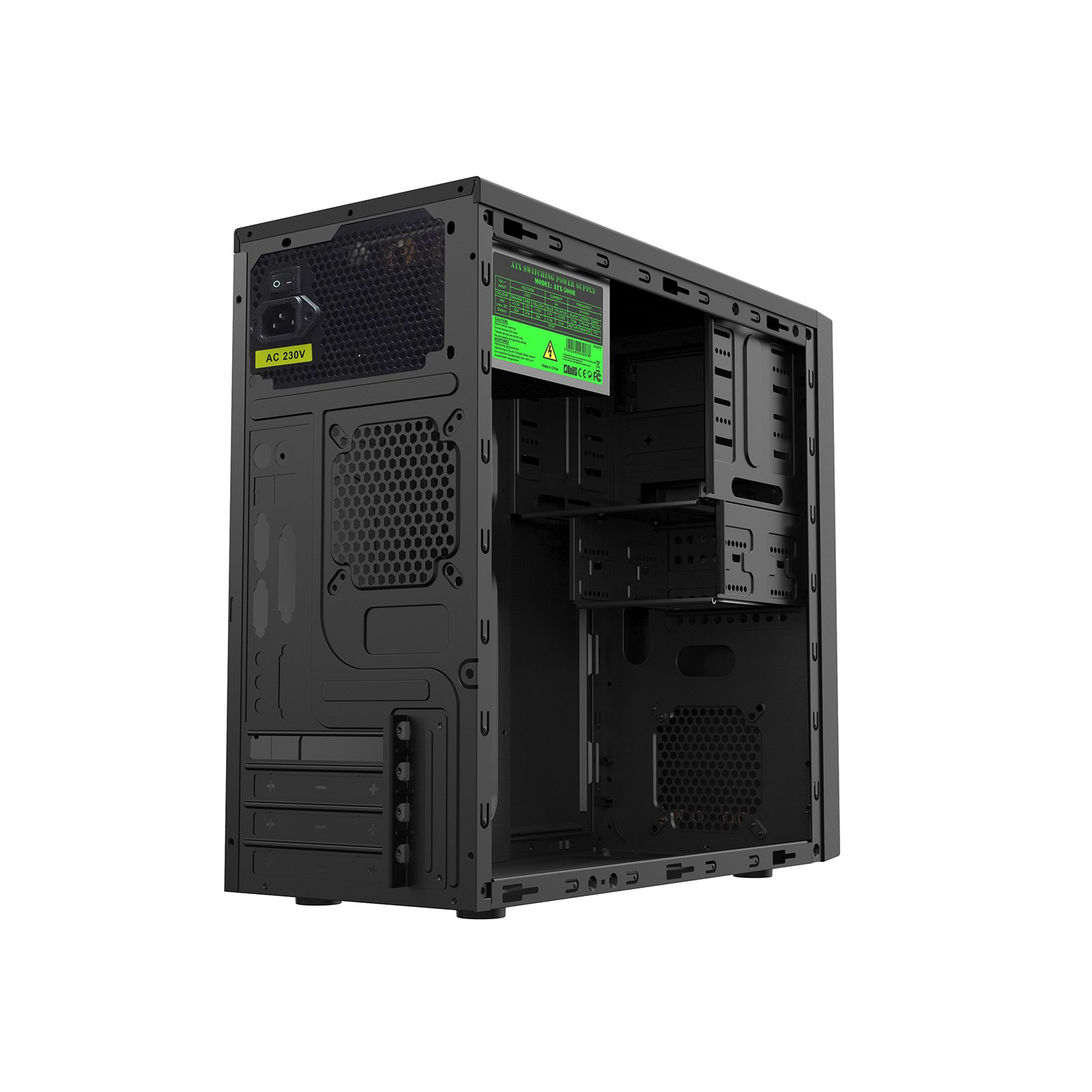 CiT Classic Micro Mid Tower Case - Black - CIT CLASSIC MICRO | CCL