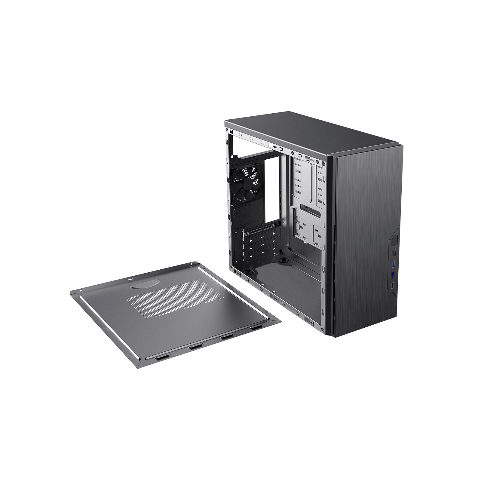CiT Course Mid Tower Case - Black - CIT-COURSE | CCL