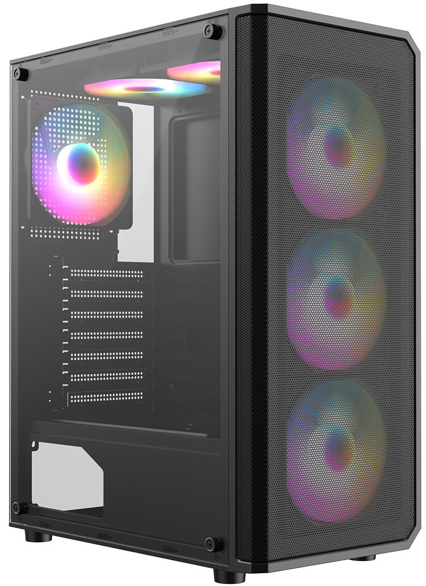 CiT Delta Mid Tower Gaming Case - Black - CIT-DELTA-B | CCL