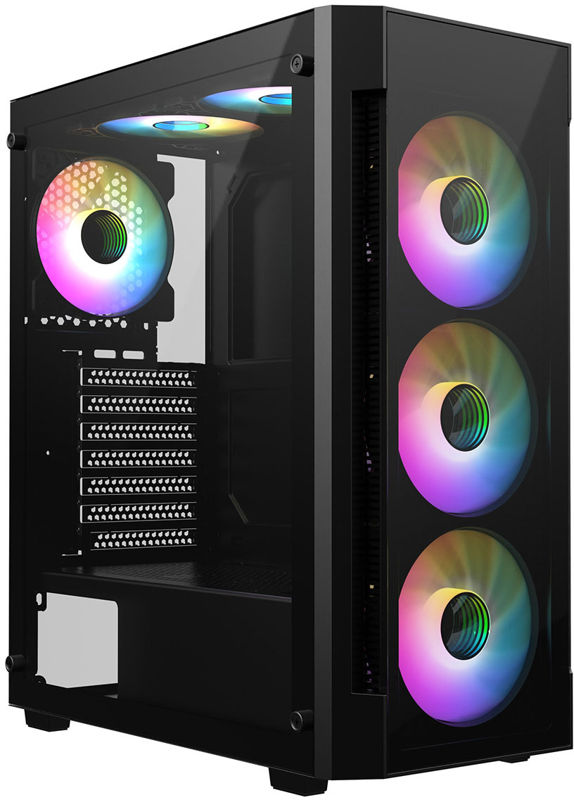 CiT Destroyer Mid Tower Gaming Case - Black - CIT-DESTROYER-B | CCL