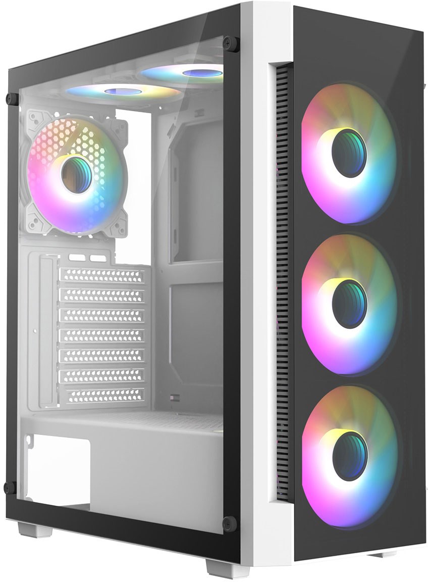 CiT Destroyer Mid Tower Gaming Case - White - CIT-DESTROYER-W | CCL