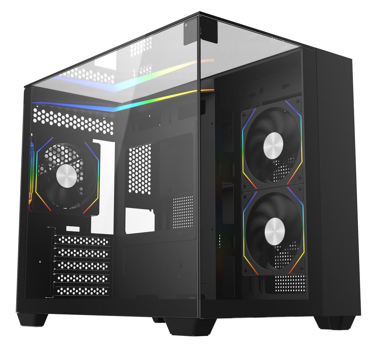CiT Eclipse Mid Tower Gaming Case - Black - CIT-ECLIPSE-ARGB | CCL