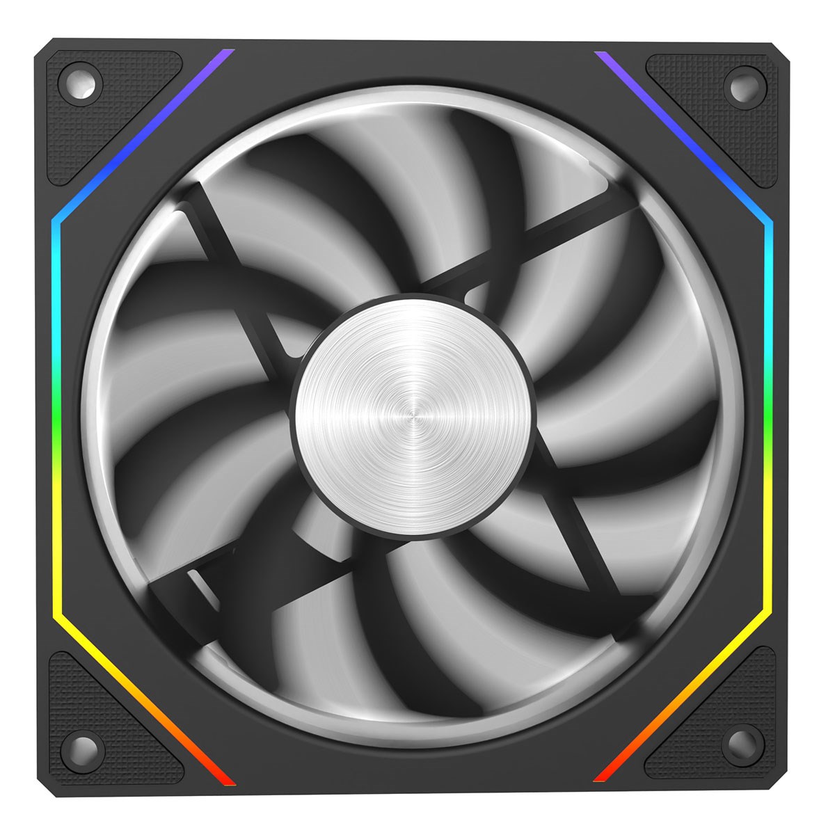 CiT Eclipse 120mm ARGB PWM Chassis Fan in Black - CIT-ECLIPSE-FNB | CCL