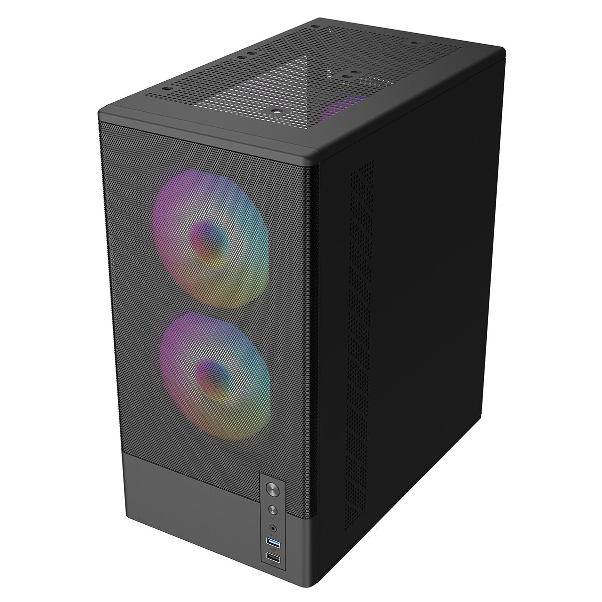CiT F3 Mid Tower Gaming Case - Black - CIT-F3-BLK-ARGB | CCL