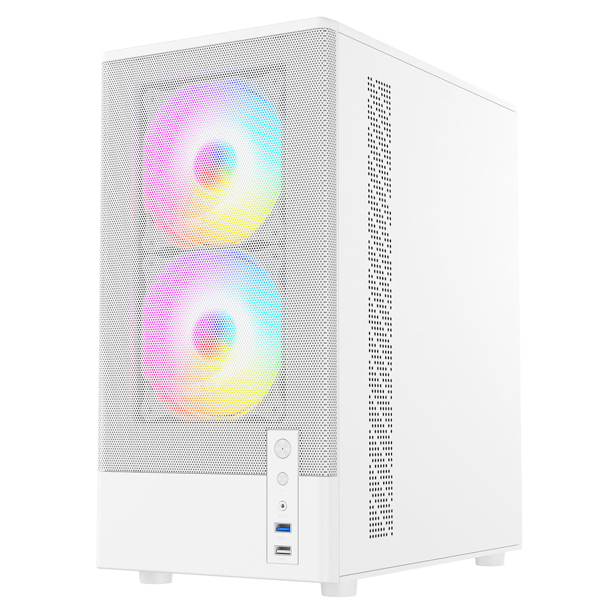 CiT F3 Mid Tower Gaming Case - White - CIT-F3-WHT-ARGB | CCL