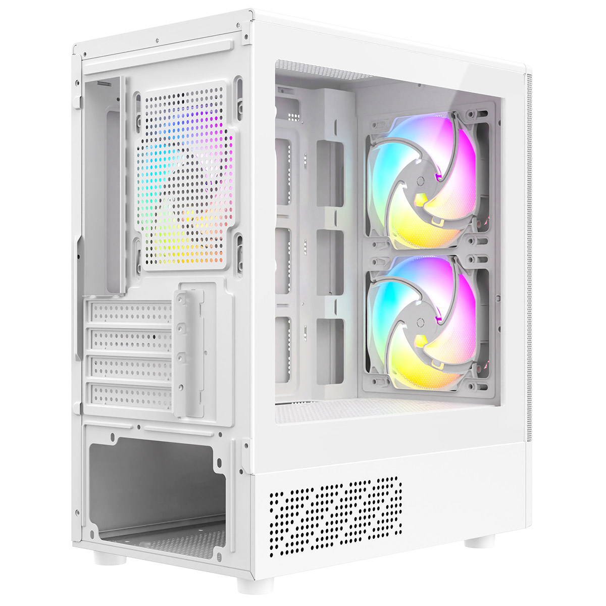 CiT F3 Mid Tower Gaming Case - White - CIT-F3-WHT-ARGB | CCL