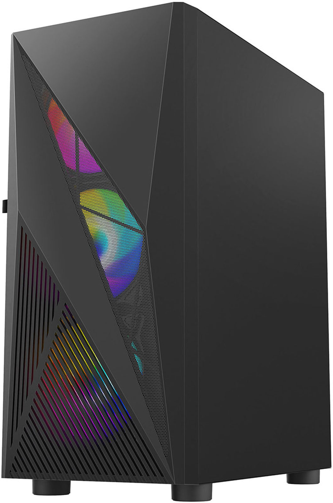 CiT Falcon Mid Tower Gaming Case - Black - CIT-FALCON-6FN | CCL