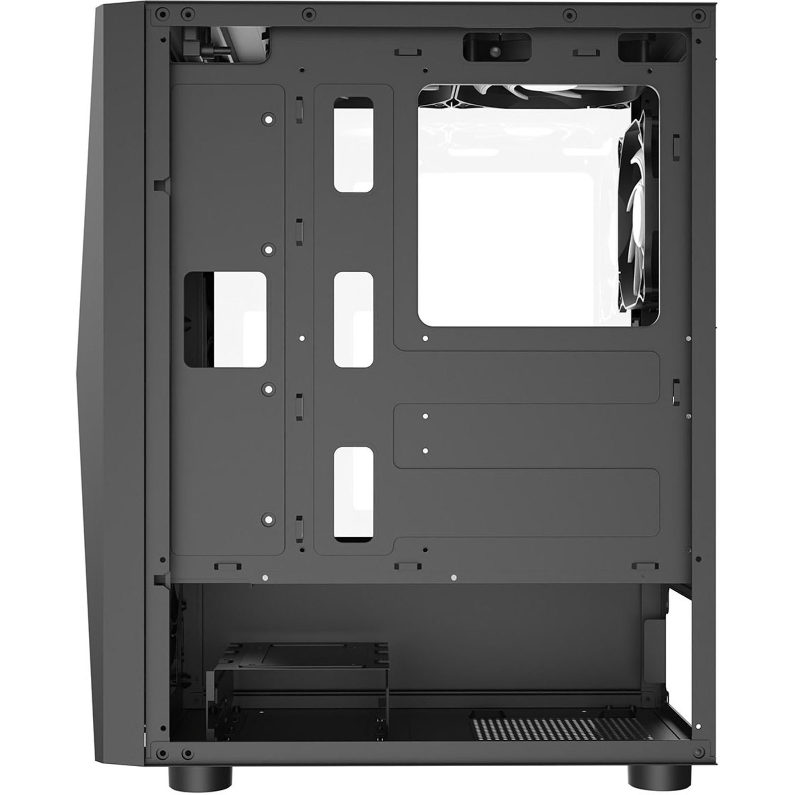 CiT Falcon Mid Tower Gaming Case - Black - CIT-FALCON-6FN | CCL