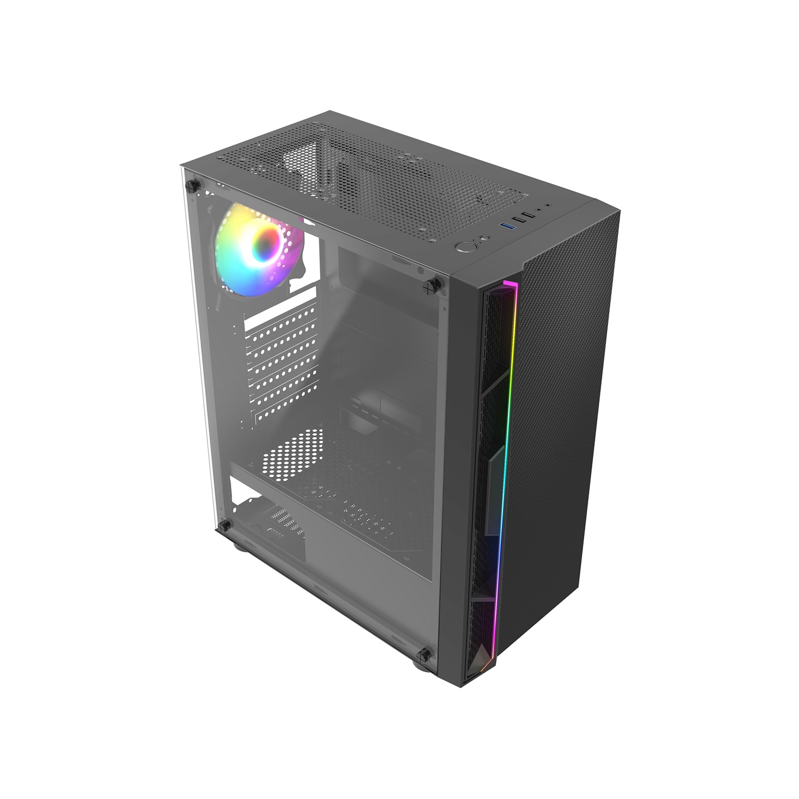 CiT Galaxy Mid Tower Gaming Case - Black - CIT-GALAXY-BLK | CCL